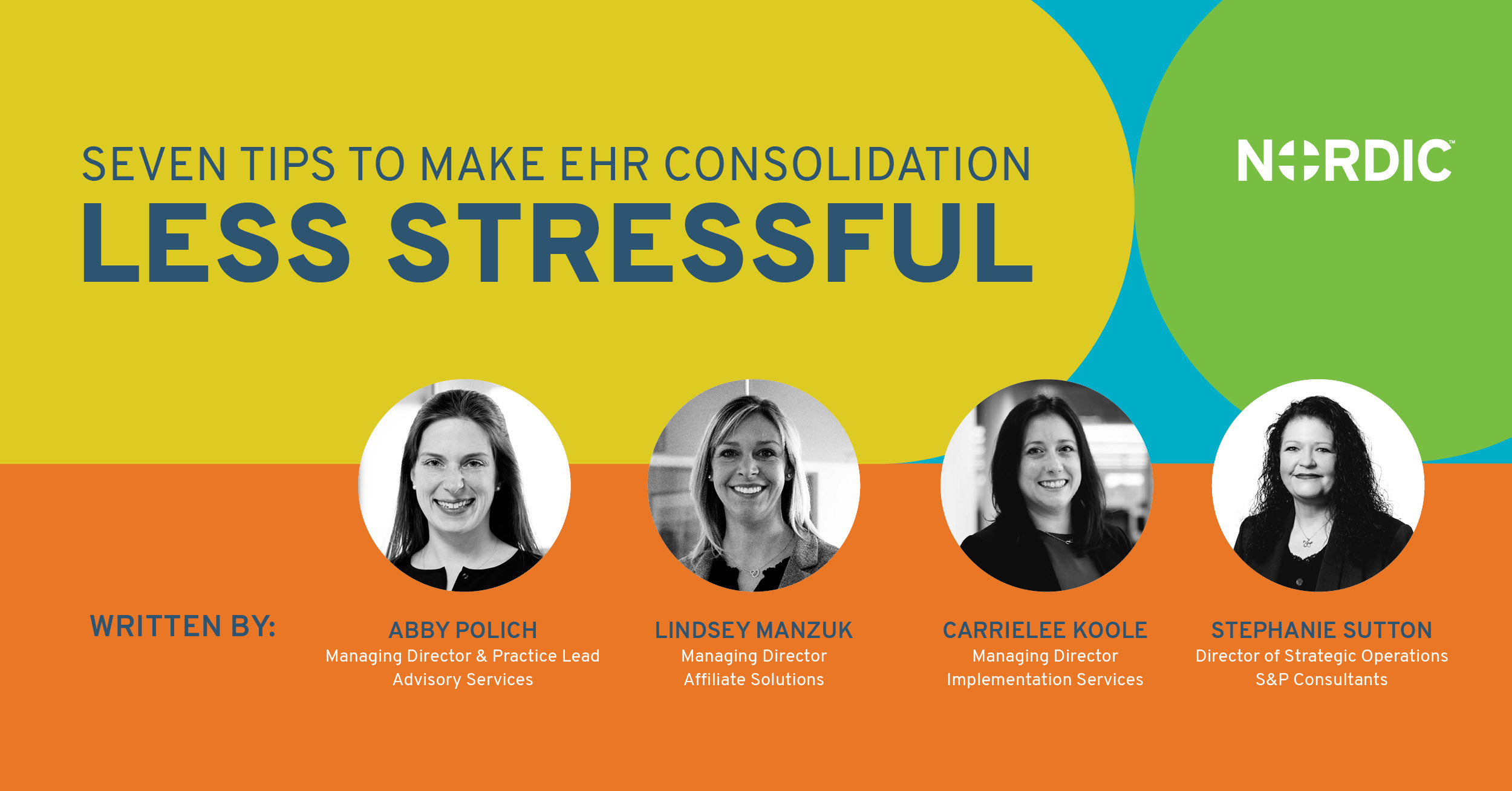 7 Tips to Make EHR Consolidations Less Stressful