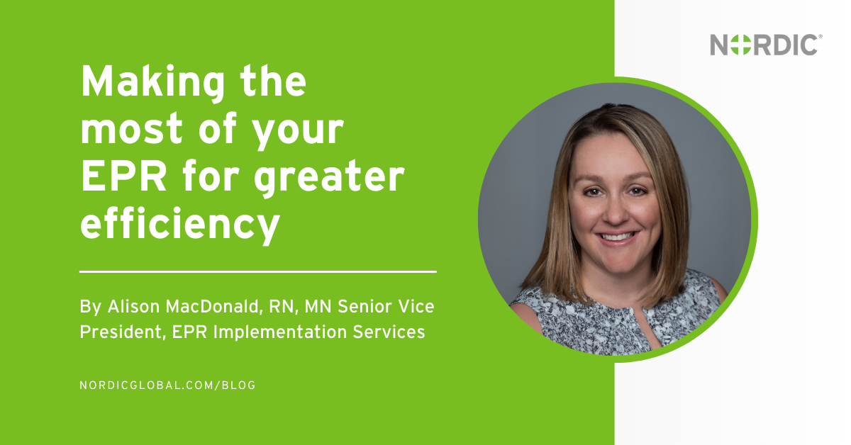 Making the most of your EPR for greater efficiency