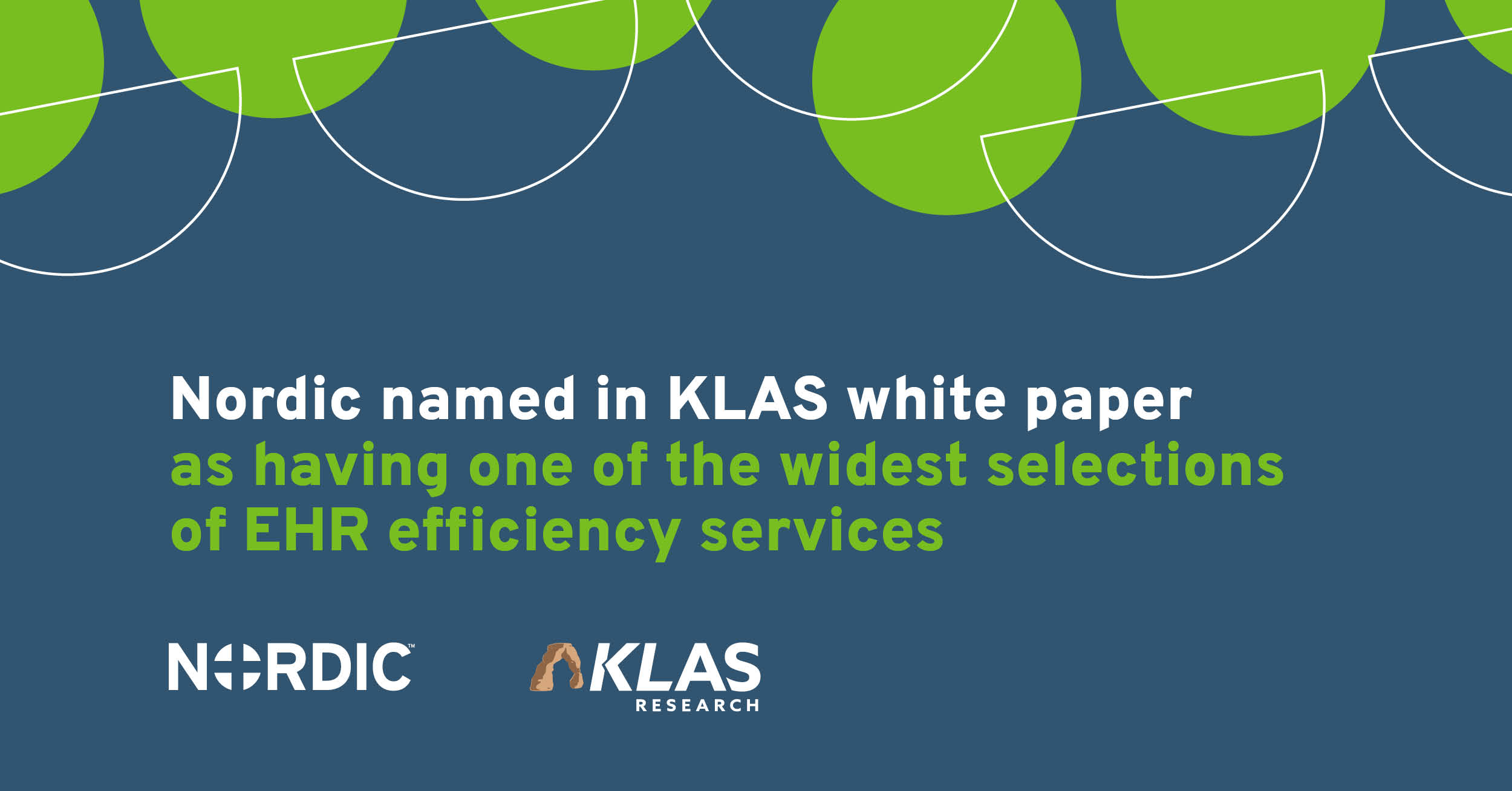 Nordic shown in KLAS white paper to have one of the widest selections ...