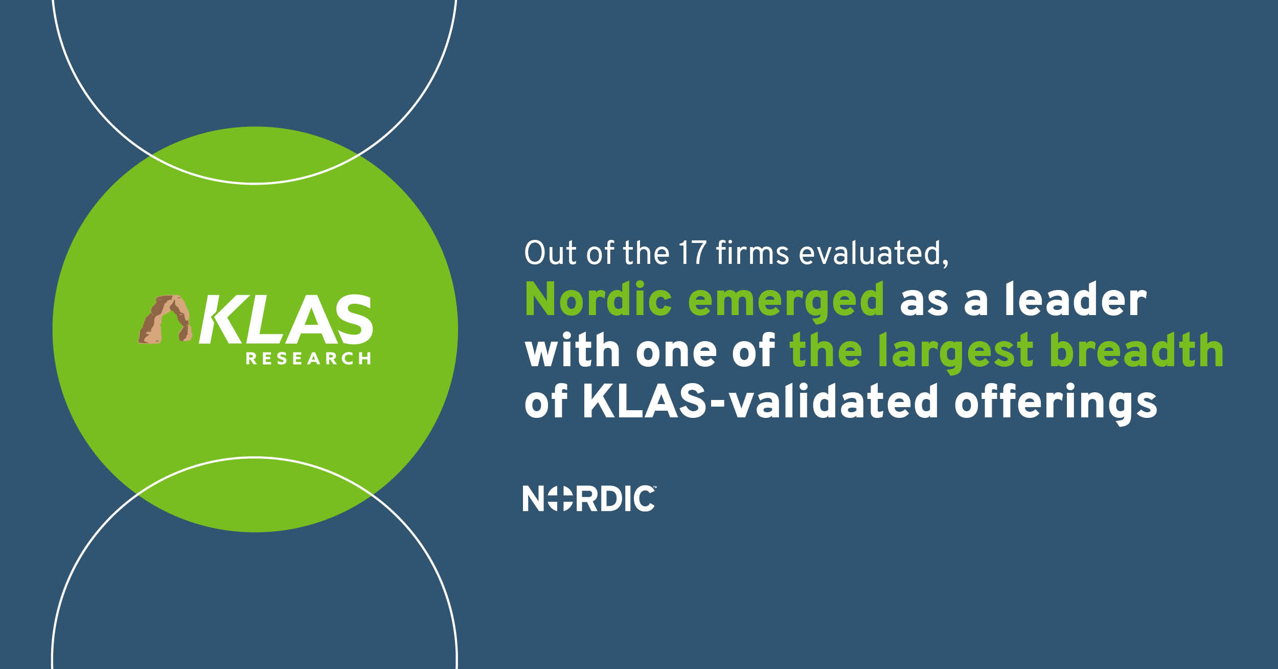 Nordic reviewed in KLAS EHR education report with one of the largest ...