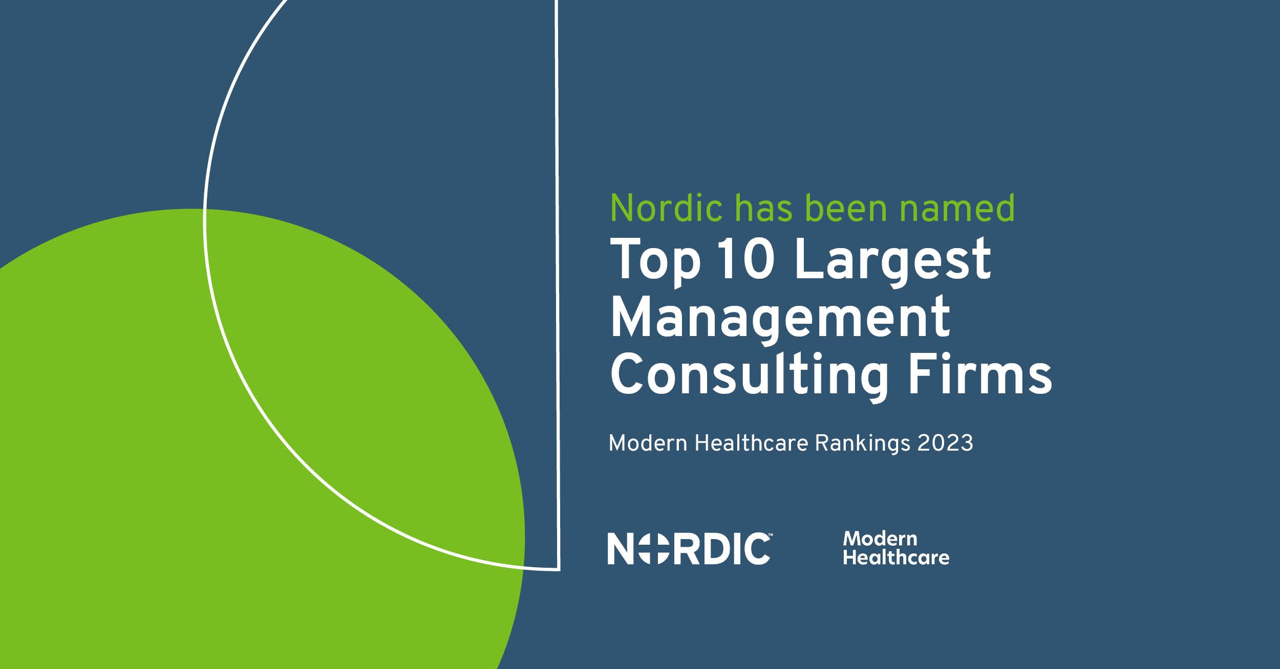Nordic Consulting Ranked as Eighth Largest Healthcare Management ... Nordic Consulting Ranked as Eighth Largest Healthcare Management ...